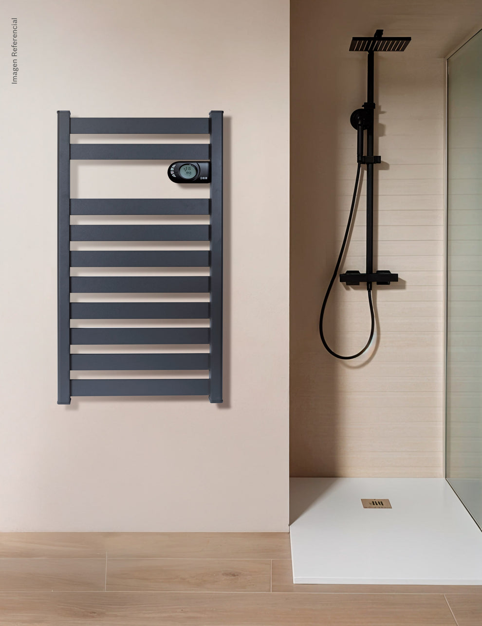 Toallero Eléctrico HJM Zinnia Antracita – Premium Haus